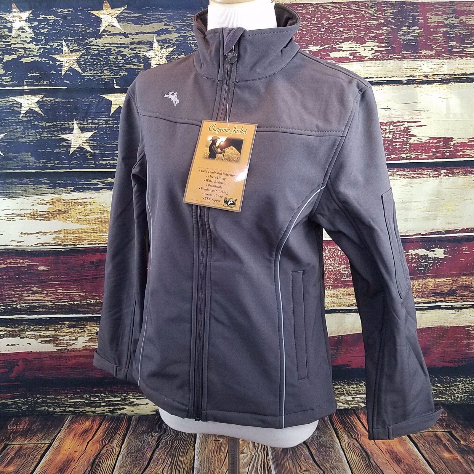 Wyoming Traders Womens Cheyenne Soft Shell Zip Up Ranch Wear Jacket | eBay