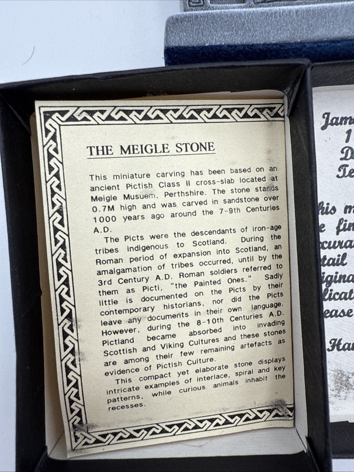 Handmade Miniature Meigle Stone Based On An Ancient Class 2 Pictish ...