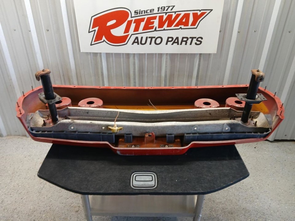 80-82 CORVETTE C3 REAR BUMPER ASSEMBLY RED | eBay
