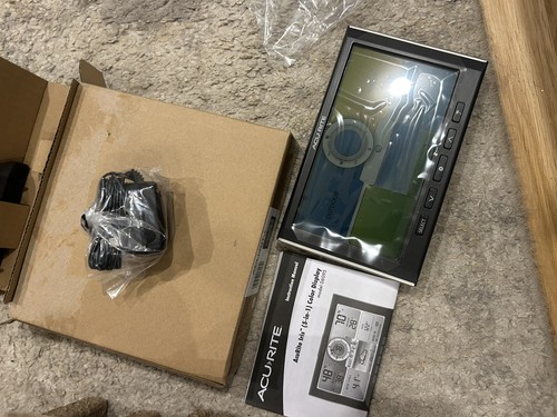 NEW OPEN BOX ACURITE IRIS 5 IN 1 WEATHER SENSOR DUAL SOLAR PANEL MODEL ...