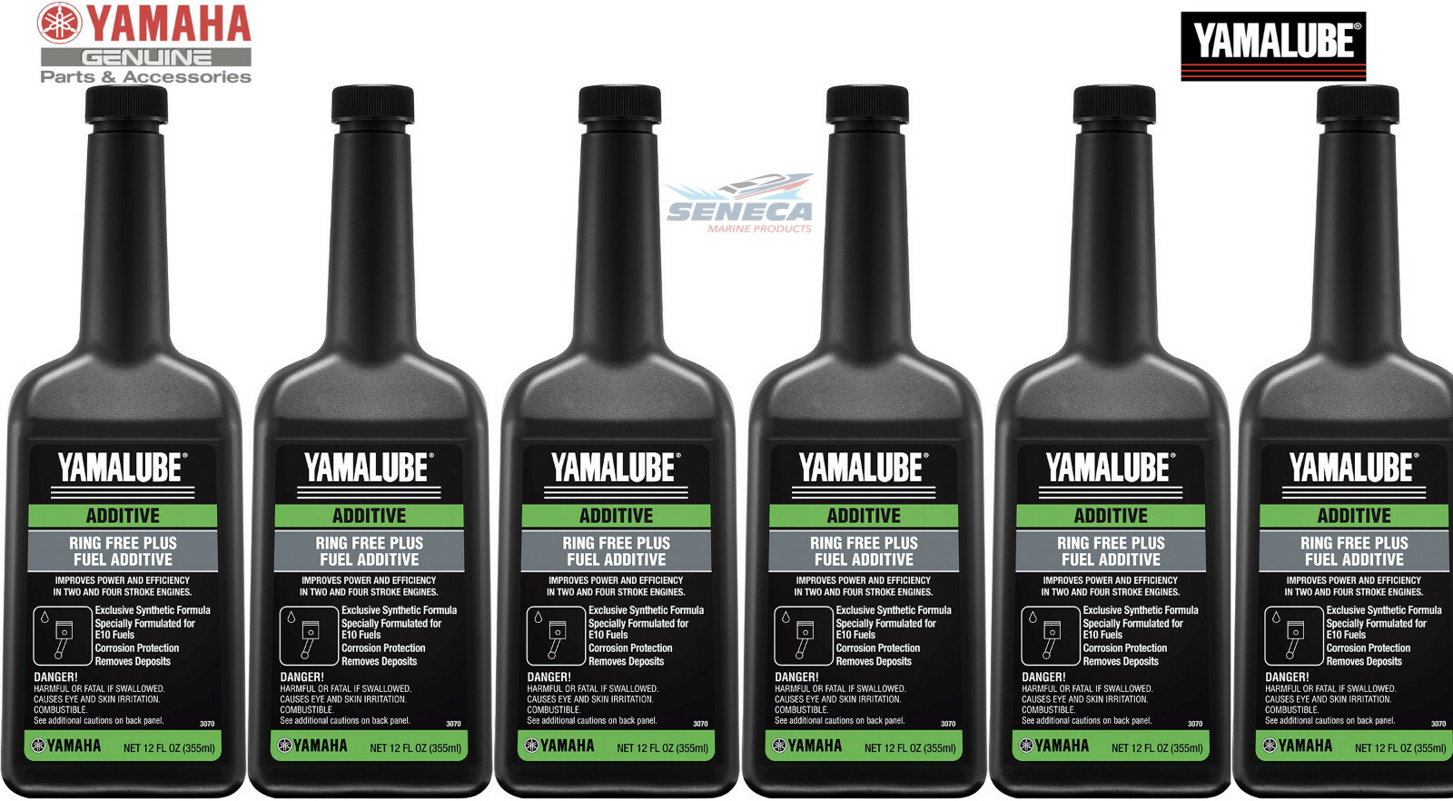 6x YAMAHA Yamalube Ring Free Plus Fuel Additive Outboard Boat ACC-RNGFR ...