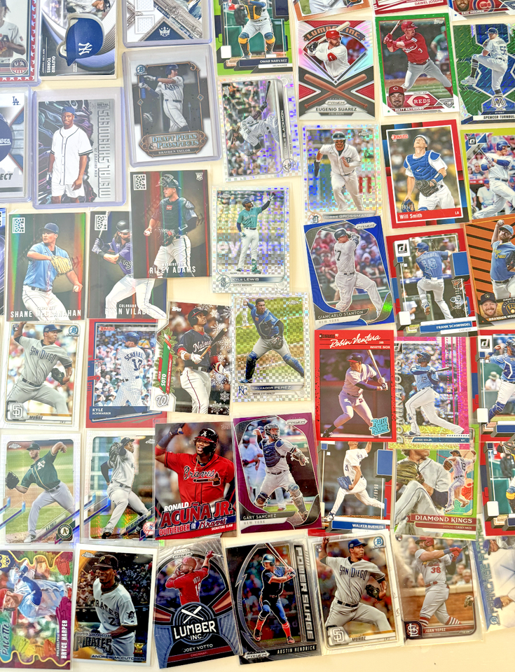 HUGE LOT of Baseball Auto relic SP, SSP Topps Bowman PSA graded 100 ...