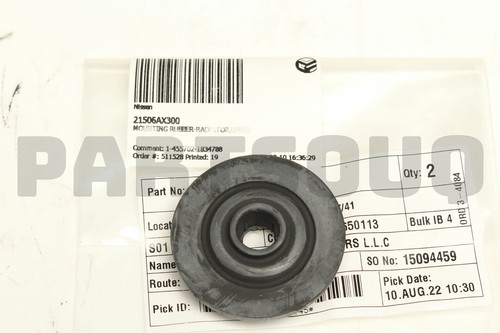 21506AX300 Genuine Nissan MOUNTING RUBBER-RADIATOR,UPPER 21506-AX300 | eBay