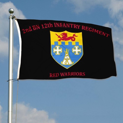 2nd Bn 12th Infantry Regiment Flag Banner 3x5Feet Home Garden Party ...