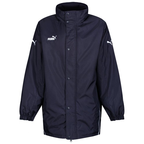 Puma Mens Padded Coach Jacket New Hooded Warm Long Football Rugby ...