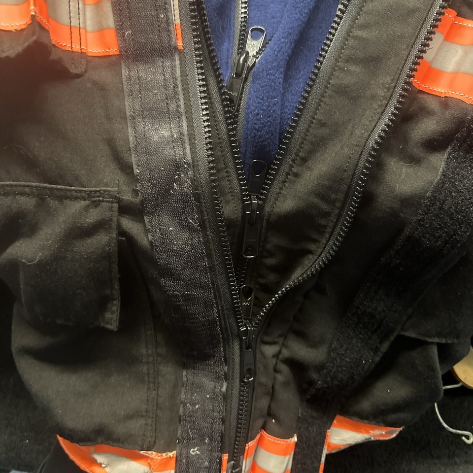 FIRE DEX Firefighter Turnout Coat Black 36X 33X 33 2011 VG Condition | eBay