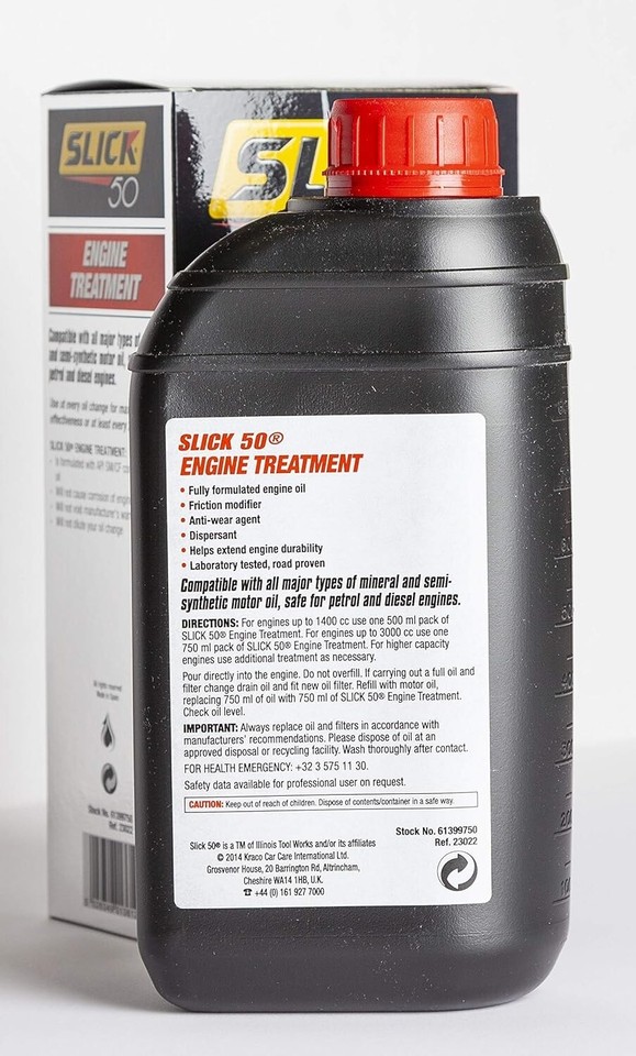Slick 50 Engine Treatment Oil Additive Petrol & Diesel Extends Engine ...