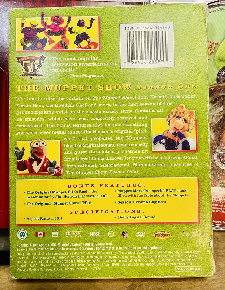 THE MUPPET SHOW - The Complete First Season - 4 DISC SPECIAL EDITION ...