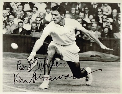 KEN ROSEWALL SIGNED 8 X 10 INCH PHOTO CLEARANCE SALE | eBay Australia