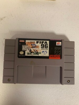 FIFA 96 - Authentic (Super Nintendo) SNES Game cart only | eBay