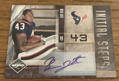 BEN TATE 2010 Limited Initial Steps ROOKIE Autographs 87/99 HOUSTON ...