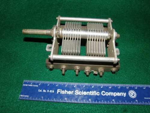 MULTI-GANG VINTAGE AIR VARIABLE CAPACITOR - 10 - 165mmf X 2 | eBay