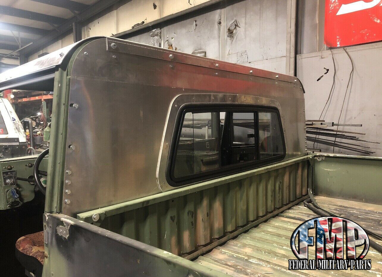MILITARY HUMVEE 4-Man Rear ALUMINUM iron Curtain + Sliding Window M998 ...