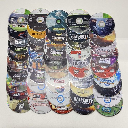 Lot of Assorted Scratched Games (Discs Only) | eBay