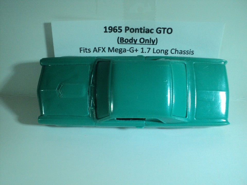 HO scale Slot Car Custom Resin body Teal 1965 Pontiac GTO Fits AFX Mega ...