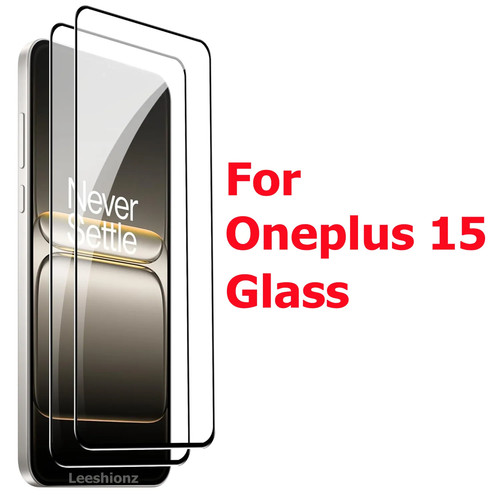 2PCS Oneplus 15 Oneplus15 1+15 Tempered Glass Film Cover Guard Screen ...