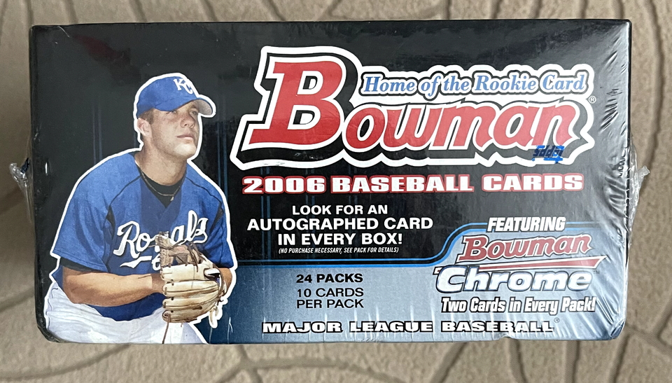 2006 Bowman MLB Featuring Bowman Chrome - Hobby Box SEALED Box | eBay