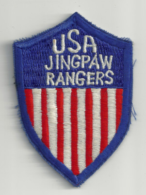 WW2 ERA POST WAR US ARMY JINGPAW RANGERS CUT EDGE SNOW BACK INSIGNIA ...