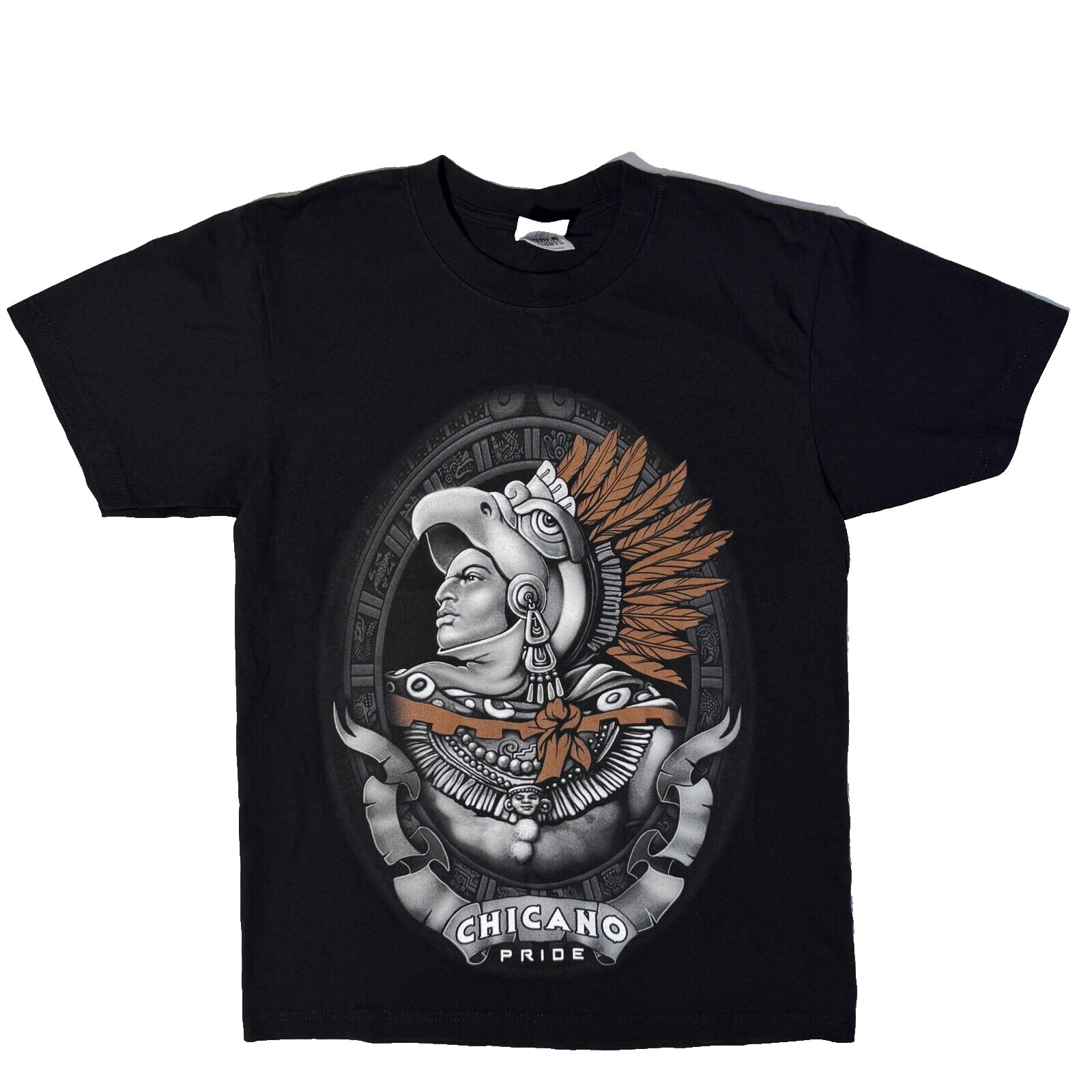 Aztec Mayan Warrior Chicano Pride Shaka Wear Tshirt -… - Gem