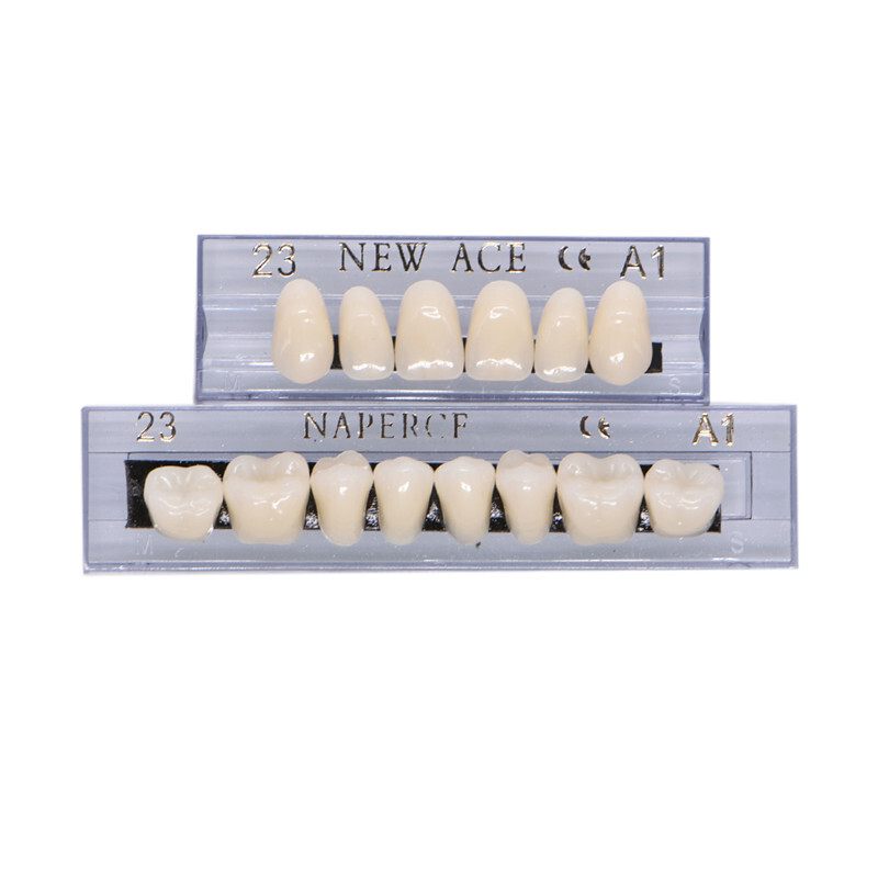 168pcs Acrylic Resin A1/A2/A3 Dental Denture Teeth Upper Lower Shade 22 ...