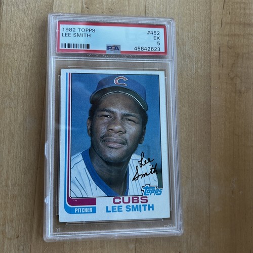 1982 Topps #452 Lee Smith Chicago Cubs Rookie PSA 5 EX | eBay