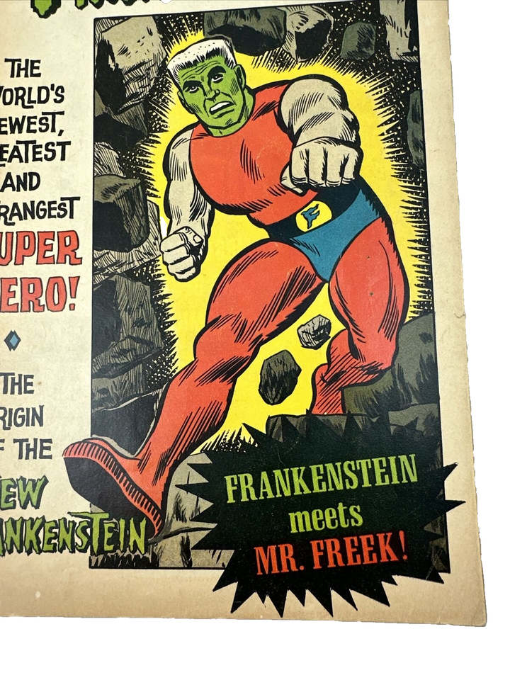 FRANKENSTEIN #2 SEPT 1966 DELL 12c COMIC COLLECTOR'S ISSUE ORIGIN NEW ...