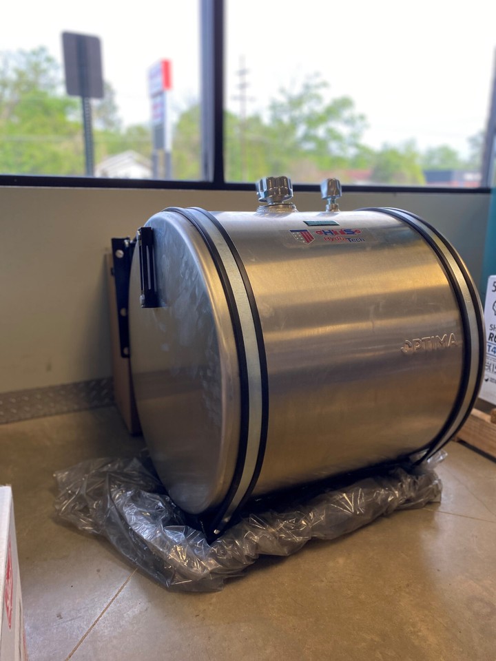 50GAL ROUND SADDLE HYDRAULIC TANK BOTTOM PORT | eBay