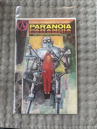 Paranoia #4 1992 Adventure Comics The Computer Is Your Friend! Bagged ...