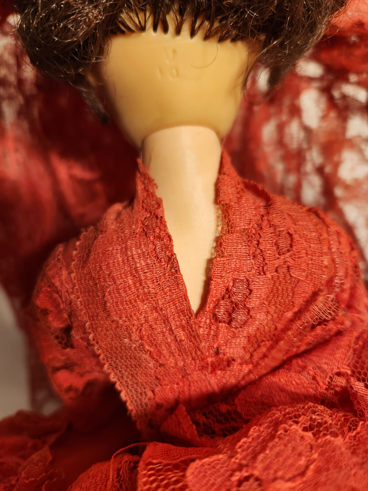 Vintage Victorian Boudoir "Señorita" Doll Vinyl Red Dress 15in Tall | eBay