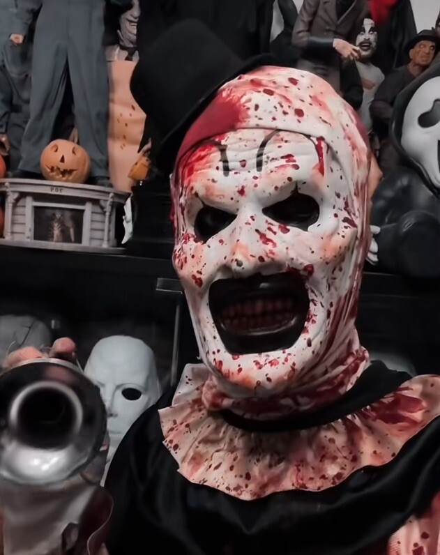 Terrifier Art The Clown Custom Mask | eBay UK