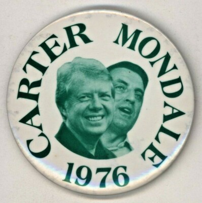 1976 Carter / Mondale 3" Pinback Button | eBay