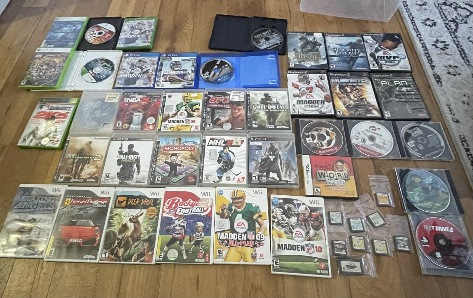 Lot of 47 mixed video games ps2 ps1 xbox wii Nintendo ds | eBay