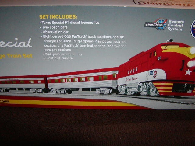 Lionel 2323080 The Texas Special Passenger Train Set O 27 LC 5.0 New ...