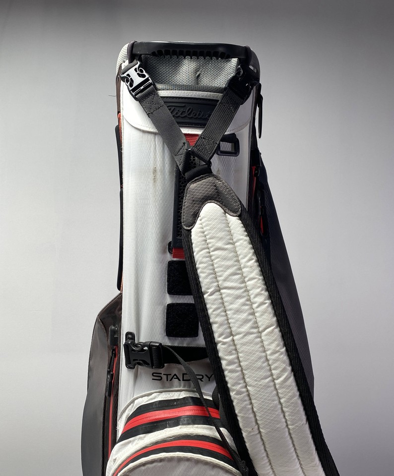 Titleist Players 4 StaDry Stand Bag White 4-Way Divide Single Strap ...