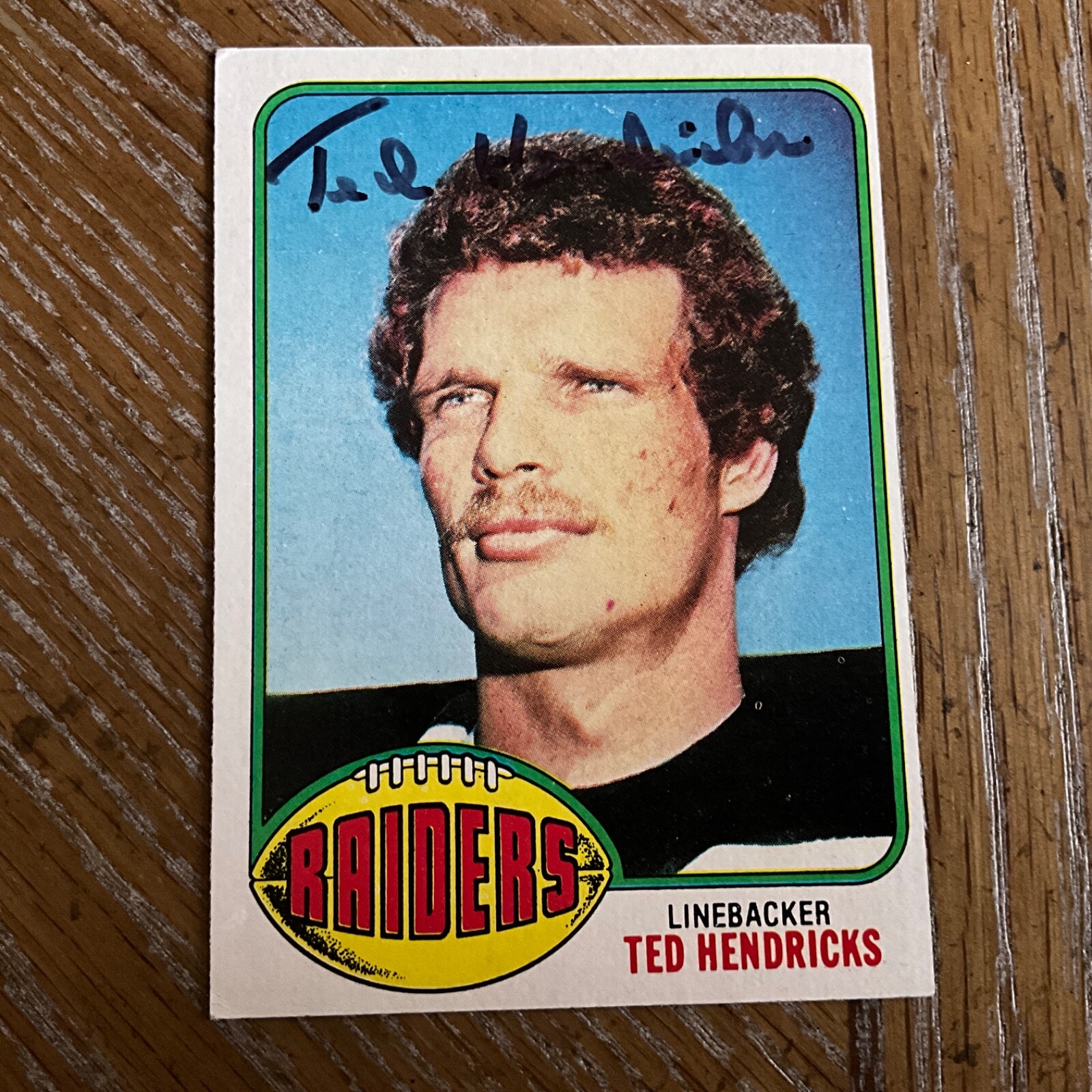 Autographed 1976 Topps TED HENDRICKS HOF. #G-1 | eBay