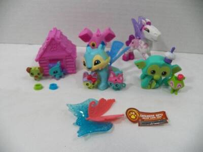 ~Jazwares~ Animal Jam Lucky Monkey, Lynx, Unicorn Figures & Minis Set ...