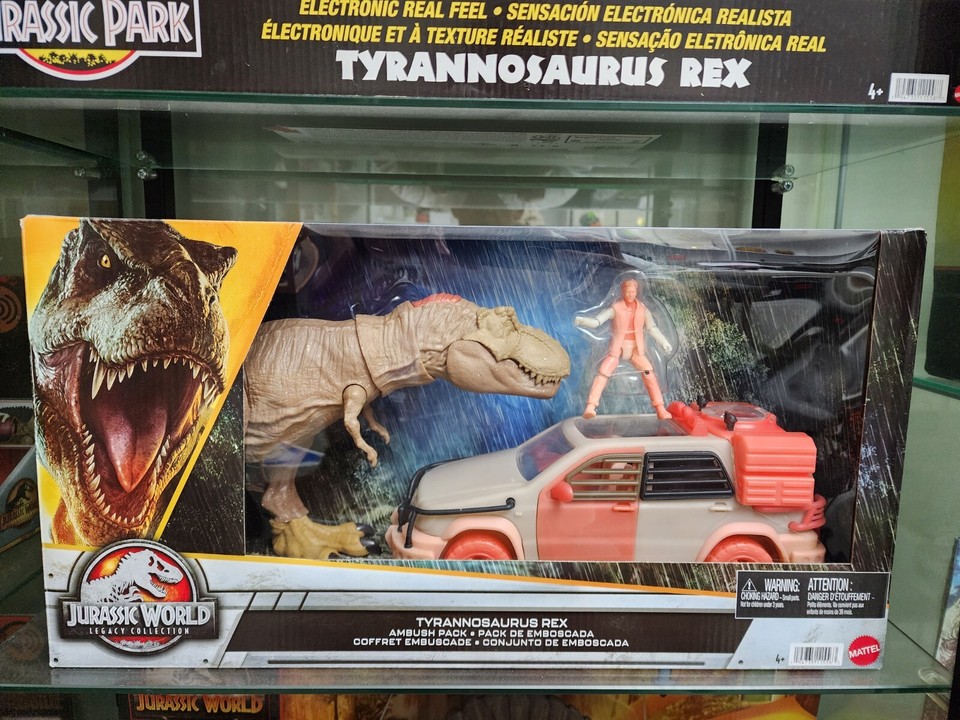 Prototype Jurassic World Tyrannosaurus Rex Ambush Pack Vehicle T-Rex ...