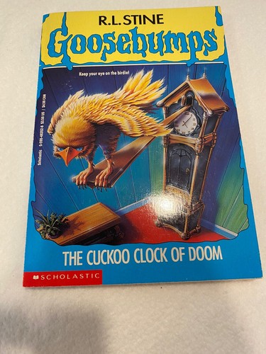 TRUE 1st PRINT Goosebumps #28 The Cuckoo Clock Of Doom, R.L. Stine, VG ...