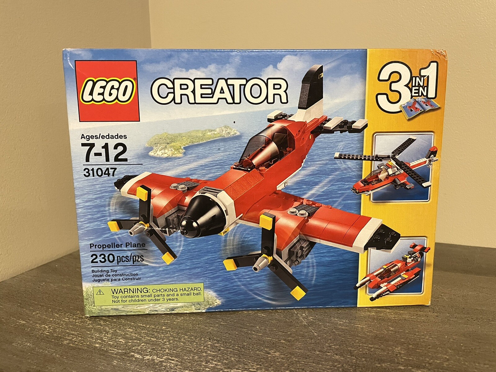 31047 PROPELLER PLANE lego creator NEW LEGOS set 3 in 1 HELICOPTER ...