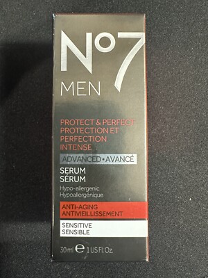 No7 Men Protect and Perfect Intense Advanced Serum - 1 oz 5000167275131 ...