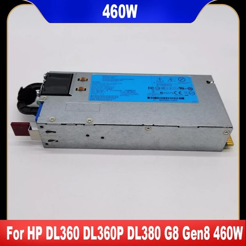 For HP DL360 DL360P DL380 DL380P G8 Gen8 460W Power Supply HSTNS-PL28 ...