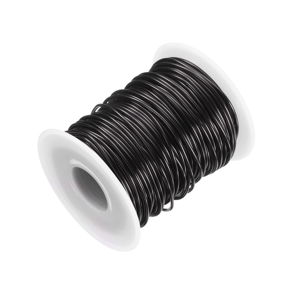 16 Gauge Aluminum Craft Wire 1.5mm 98.5ft Bendable Metal Wire, Black | eBay