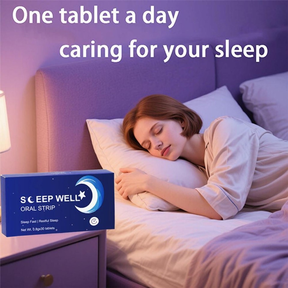 Wellbeing Nutrition Melts Restful Sleep 30 Oral Thin Strips for Stress ...