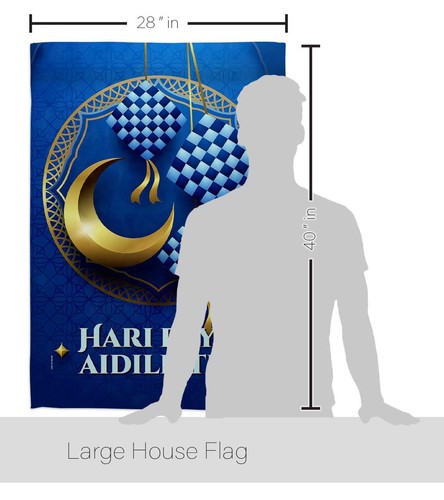 Hari Raya Aidilfitri House Flag Religious Eid al-Fitr Festival of ...