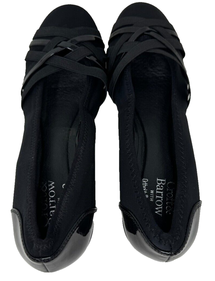 Croft & Barrow Women's Landscape Ballet Wedge Dress Shoes Black Size:8 ...