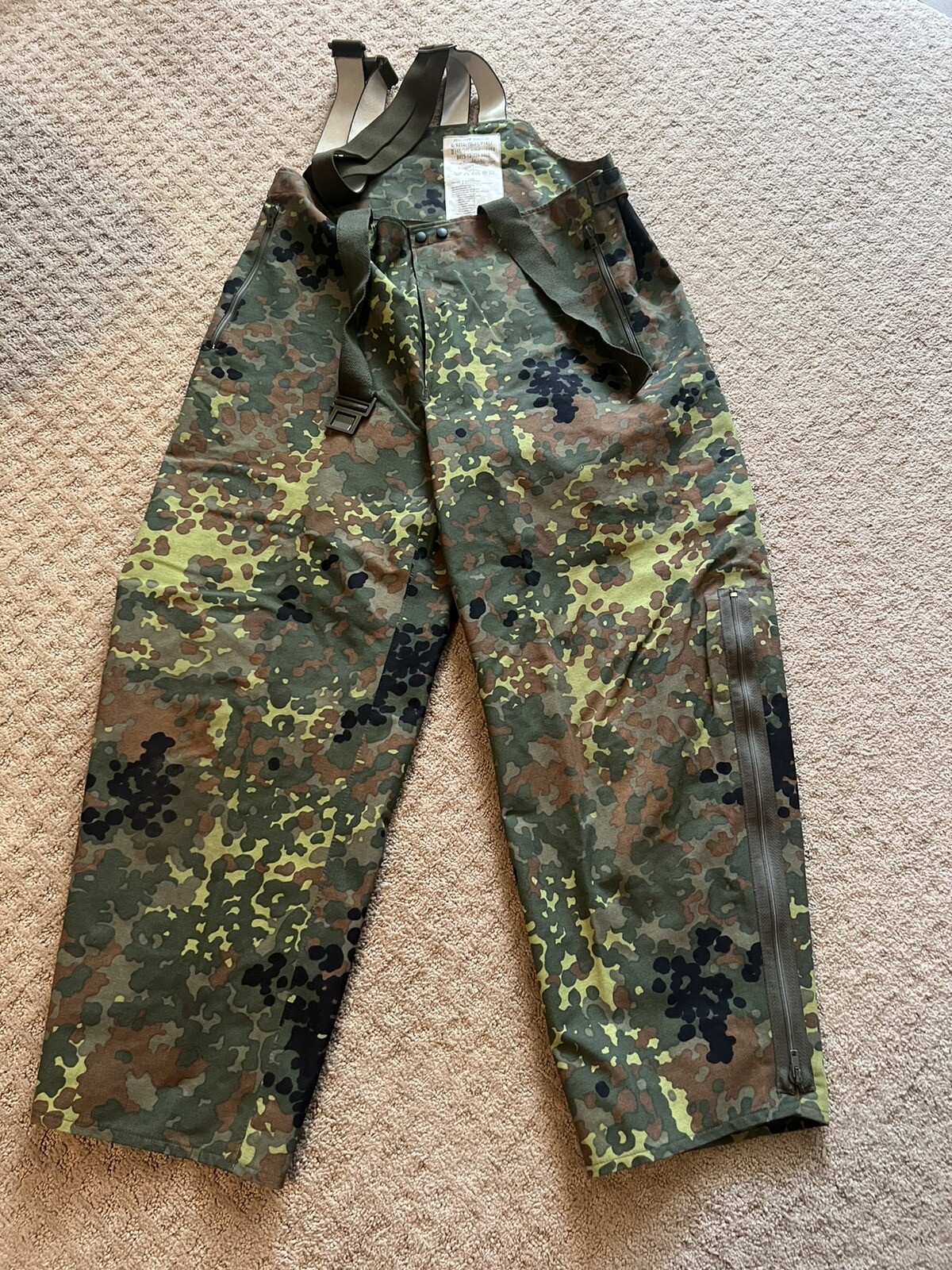 German Army Jacket GoreTex Flecktarn waterproof rain … - Gem