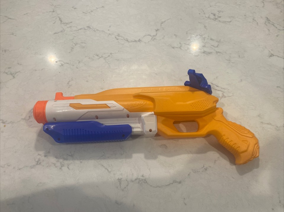 Nerf Super Soaker Double Drench Double Barrel Water Gun EUC | eBay
