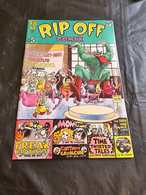 Rip Off Comix #5! Rip Off Press! Underground Comic! Great Condition! | eBay