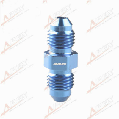 4 AN -4 TO - 4 AN4 ALUMINIUM STRAIGHT UNION FITTING ADAPTER BLUE | eBay ...