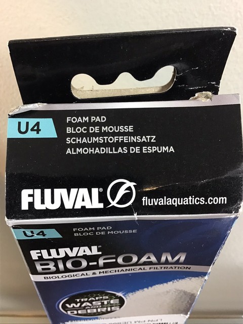 Hagen Fluval U4 Underwater Filter Replacement Foam Pad A488 for sale ...